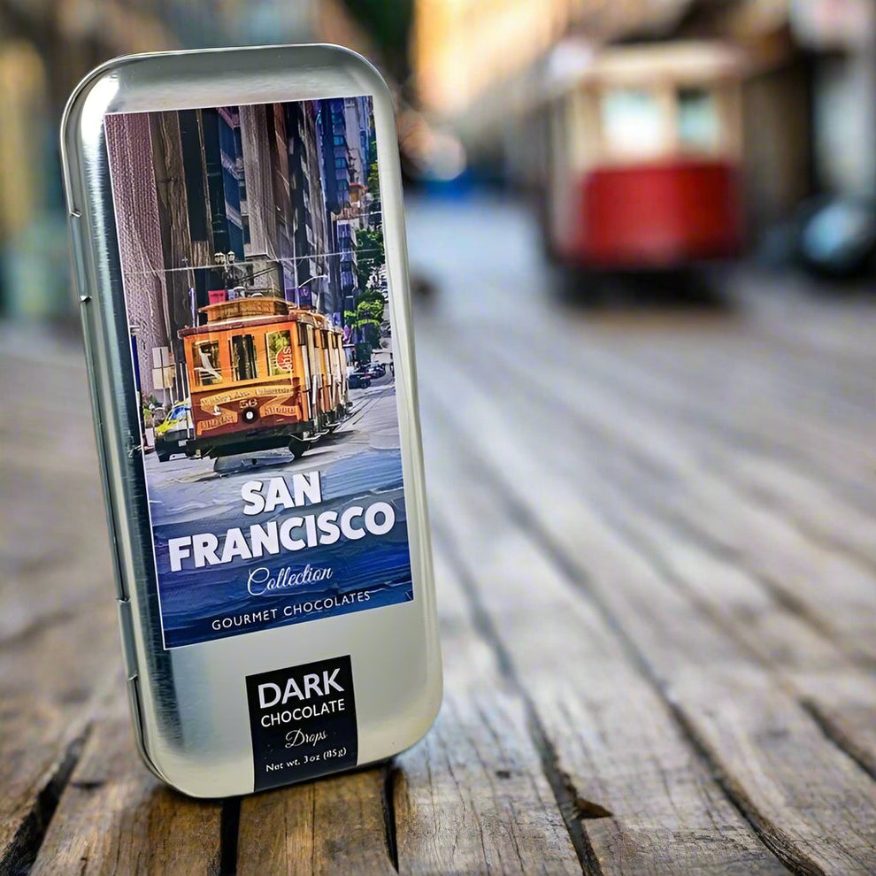 San Francisco Collection - Cable Car - Dark Chocolate - 3oz – The San Francisco Chocolate Factory