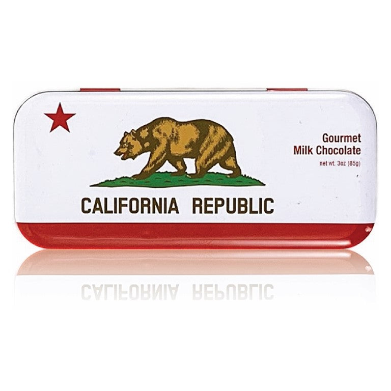 California Bear Flag - Milk Chocolate - 3oz tin – The San Francisco ...
